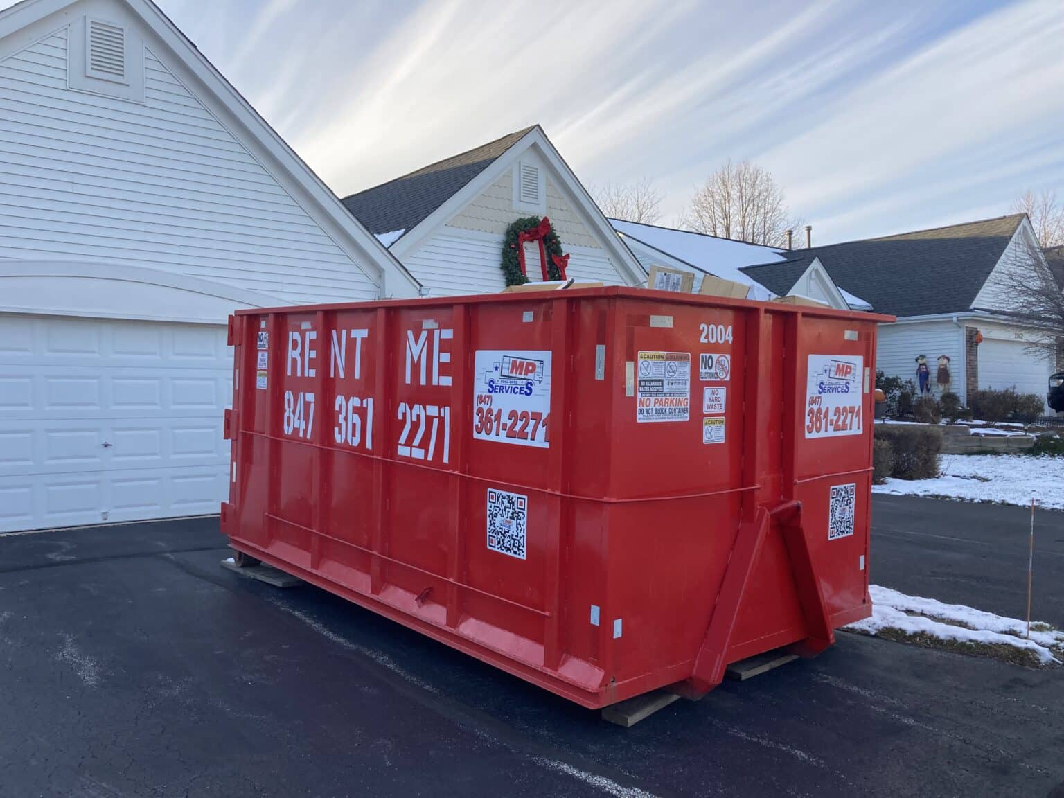 15 Yard Dumpster - MP Dumpsters